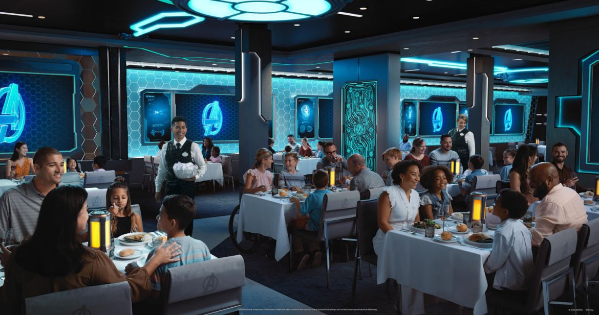 Así es el restaurante interactivo de Marvel en el Crucero de Disney ...