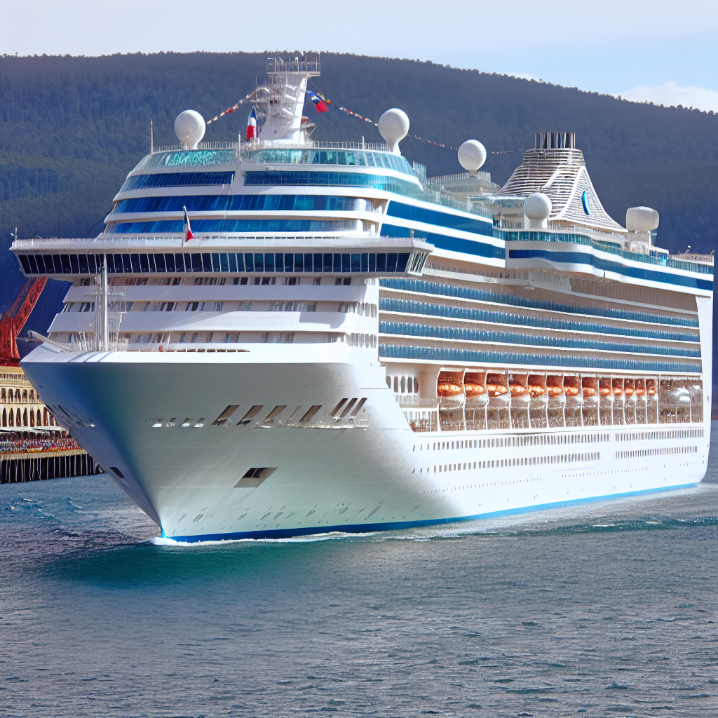 El coloso de 317 metros de longitud arribará a Chile en esta temporada de cruceros. – Dimension ...